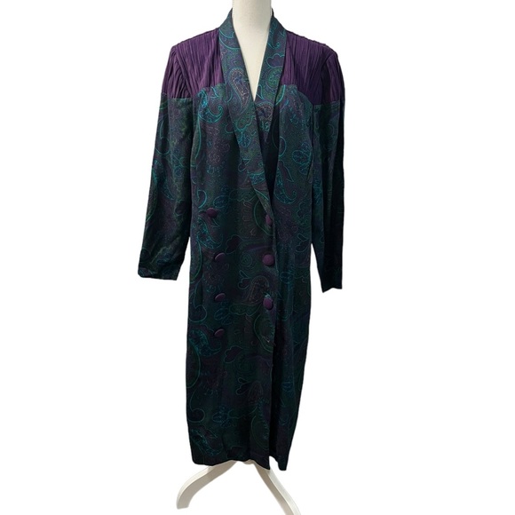 John Philips | Dresses | Vintage John Philips Double Breasted Purple ...